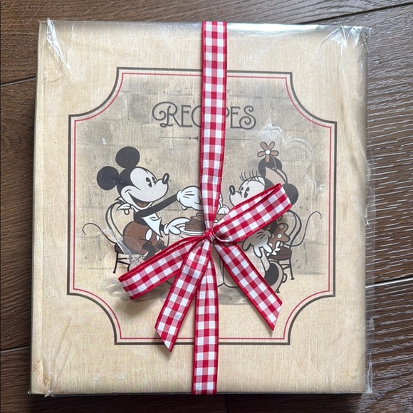 Disney | Kitchen | Disney Recipe Book With Red Ribbon | Poshmark